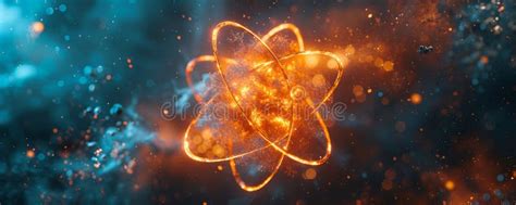 Atomic Nuclear Model Nanostructured Core The Nucleus Of An Atom