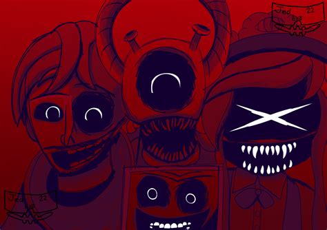 Smg4 Glitch Productions Villains By Officialjed22exe On Newgrounds