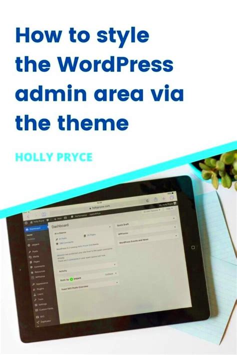 styling wordpress admin area with admin enqueue scripts creative salahu