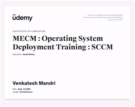 Venkatesh M On Linkedin Sccm Mecm Osd Certified