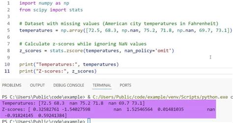 Scipy Stats Zscore Calculate And Use Z Score