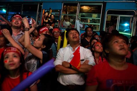 Myanmar Election Has Aung San Suu Kyis Party Confident Of Landslide