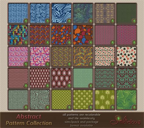 Patterns Custom Content For The Sims 3 By Simlicious