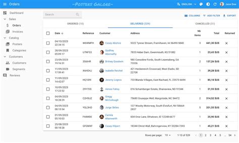 React Admin Application Theme