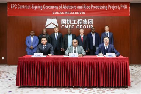 Papua New Guineas Minister For Livestock Visits Cmec Group