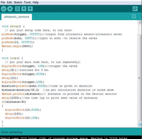 Working With Ultrasonic Sensor