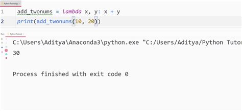 Python Lambda TutorialBrain