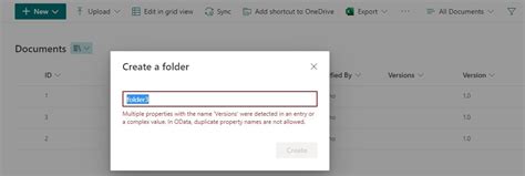 Sharepoint Online Document Library Issue With Versions Column