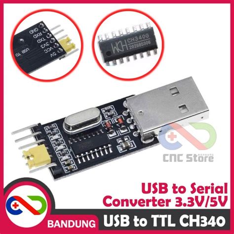 Jual USB TTL CH340 CH340G USB TO SERIAL 3 3V OR 5V MICROCONTROLLER PROGRAM Shopee Indonesia