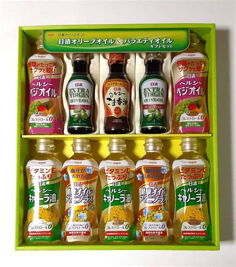 Yahooオークション 日清オイリオ ギフトセット オリーブオイル ごま