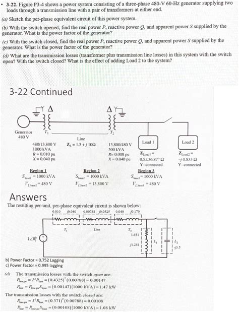 Solved Figure P Shows A Power System Consisting Chegg