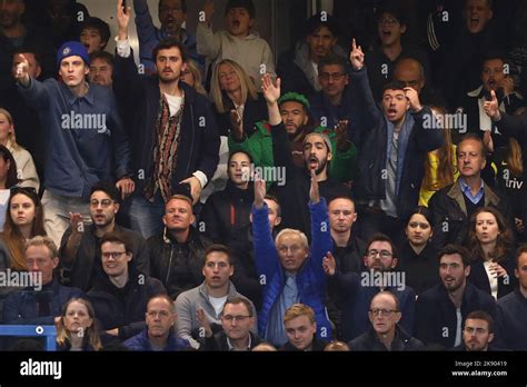 Reece James Of Chelsea Is Seen Watching With Green Hair Chelsea V