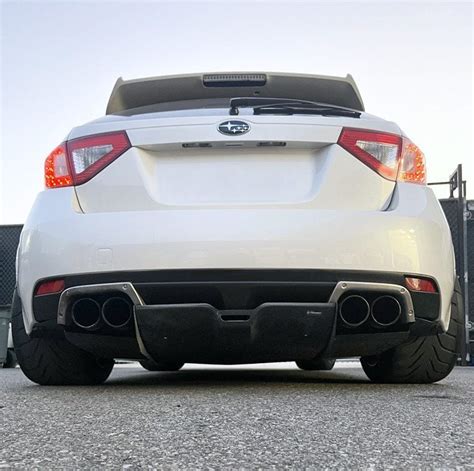 Rear Diffuser For Varis Bumper For 2008 14 Subaru WRX GRB VASU 178