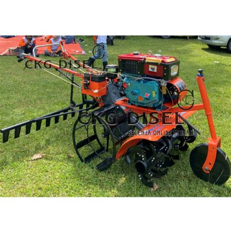 Jual Traktor Sawah Tiller Matsumoto MTM 1000 DEX Mesin Solar 8PK
