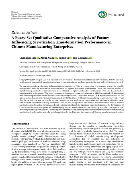 Pdf A Fuzzy Set Qualitative Comparative Analysis Of Factors