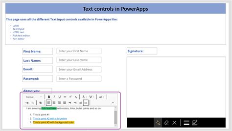 Text Controls In Powerapps Powerworx