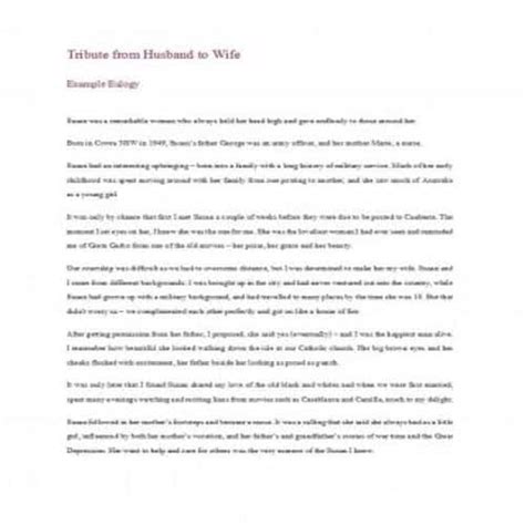 FREE Eulogy Templates Besty Templates