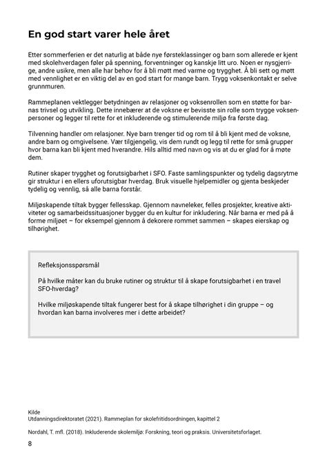 Sfo Planlegger Info Vest Forlag