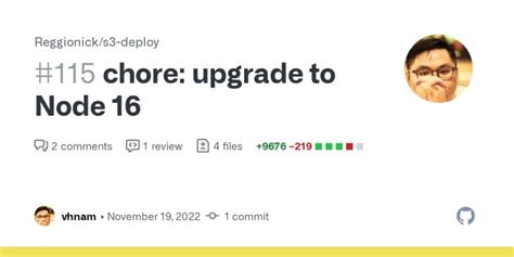nam vo on linkedin chore upgrade to node 16 by vhnam · pull request