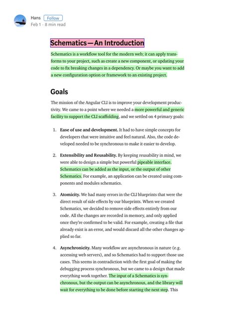 angular schematics l hans pdf json command line interface