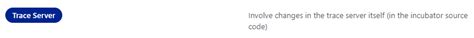 Add Trace Server Code Link In Trace Server Label Description · Issue