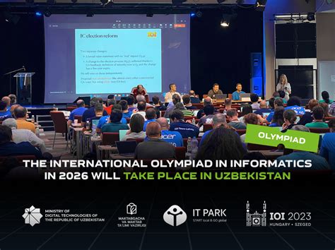 Itpark The International Olympiad In Informatics In 2026 Will Take