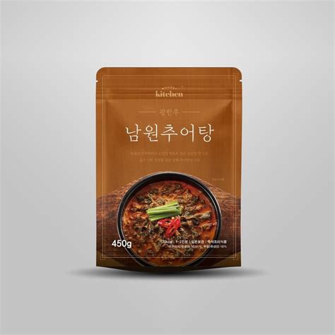 Hmr 레토르트 패키지 디자인 미라지식품 남가네 설악추어탕 남원 추어탕 출력 제품 디자인