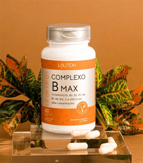 Complexo B Max 60 Cápsulas Lauton Nutrition Nutrofit