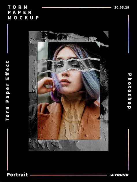 Torn Paper Effect Behance