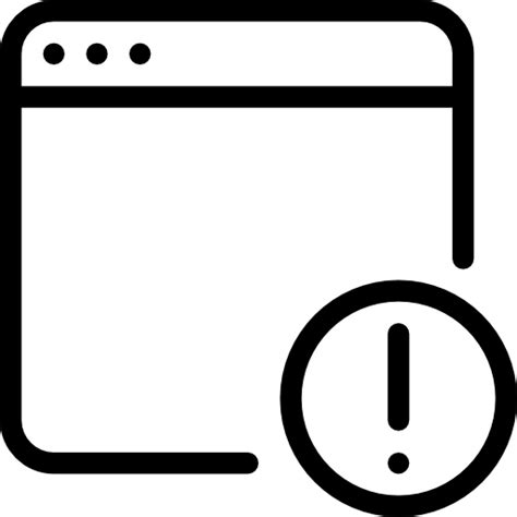 Browser Pixel Perfect Lineal Icon