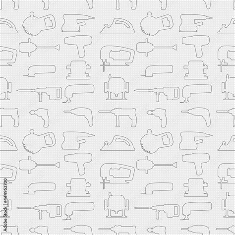 Vector Seamless Repeating Pattern And Background With Industrial Power