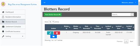 Barangay Management System In Laravel With Source Code