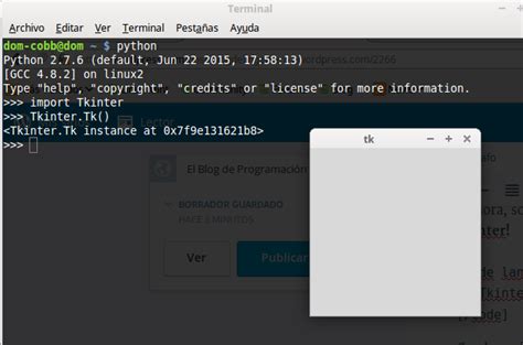 Instalar Tkinter Para Python En