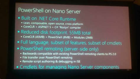 Ignite 2015 Remotely Managing Nano Server Derek Seamans Tech Blog