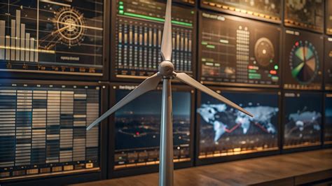 Sophisticated Wind Turbine Data Analytics Dashboard Realtime Metrics For Renewable Energy