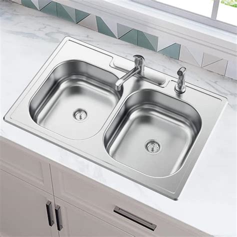 Stainless Steel Kitchen Sinks The Home Depot