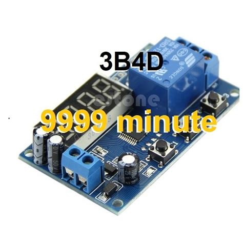 jual master digital timer module time delay relay casing and power supply shopee indonesia