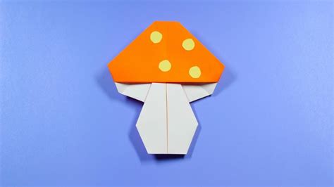종이접기 버섯접기 Origami Origami Mushroom Youtube
