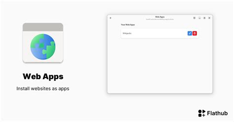 Install Web Apps On Linux Flathub