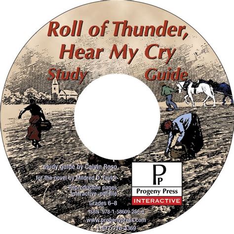 Roll Of Thunder Hear My Cry Study Guide On Cd Progeny Press