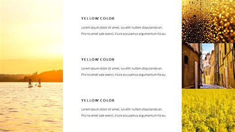 Yellow Spectrum Ppt Design Templates Lifestyle