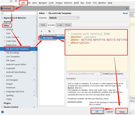 【idea类、方法注释模板】设置含作者、创作日期的类注释设置含返回值类型和参数的方法注释（多个参数分行注释）idea设置作者和日期等注释快捷键 Csdn博客