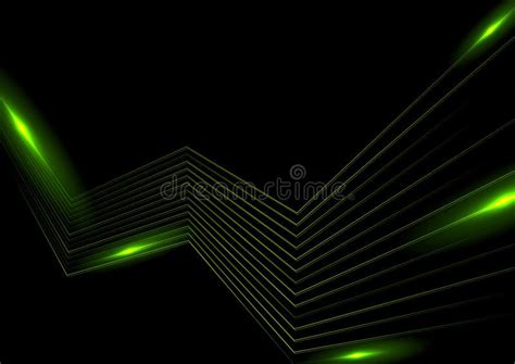 green glowing minimal lines abstract futuristic tech background stock