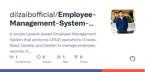 Github Dilzaibofficialemployee Management System Crud Operation Laravel 11 A Simple Laravel