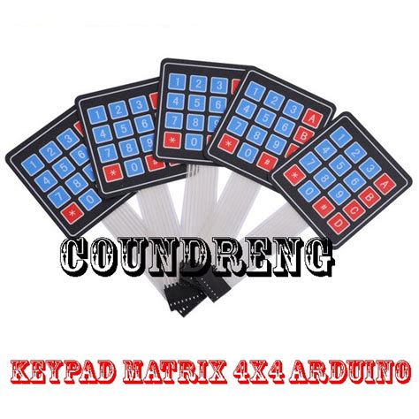 Membrane Keypad 4x4 Matrix Arduino 4 X 4 Input Key Pad Membrane
