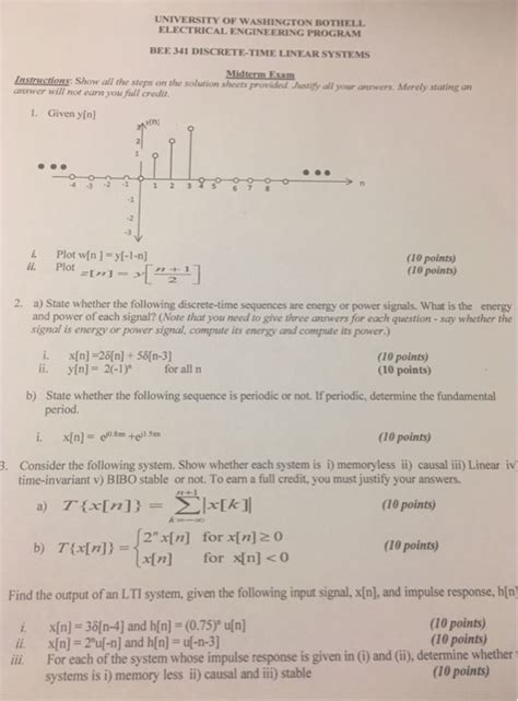 Solved University Of Washington Bothell Electrical