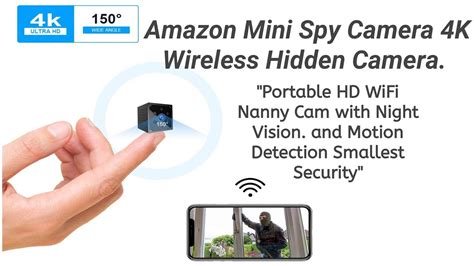 Amazon Mini Spy Camera 4k Wireless Hidden Camera Puoneto Spy Cam