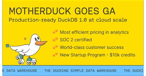Motherduck Announces General Availability Brings Simplicity And Power Of Duckdb In A Serverless