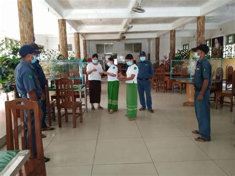 တနိုင်းမြို့နယ်တွင် ကိုဗစ် ၁၉ရောဂါ မဖြစ်ပွားစေရန် ကြိုတင်ကာကွယ်ရေးအတွက် စားသောက် ဆိုင်များအား သတ