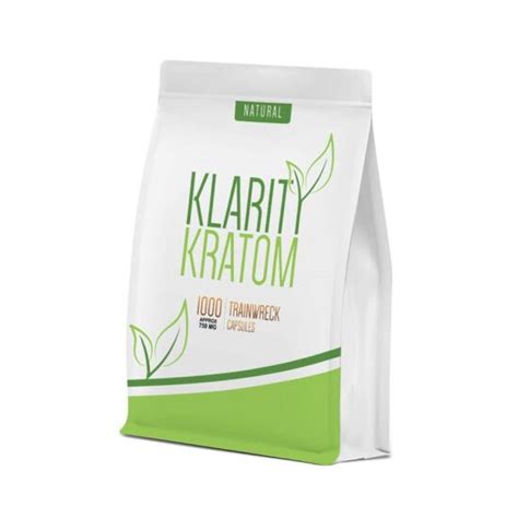 Klarity Kratom Trainwreck Capsules 1000ct Nimbus Imports